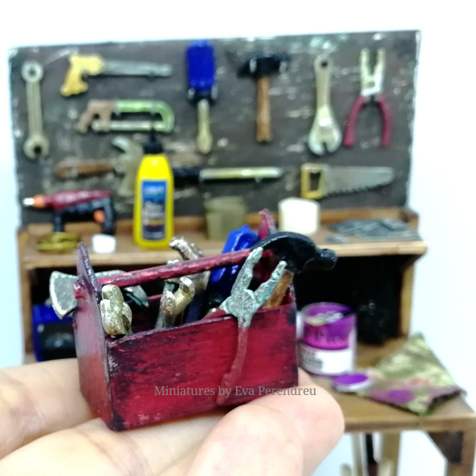 Tool Box Miniature Dollhouse 1/12th Scale 1 Inch - Etsy