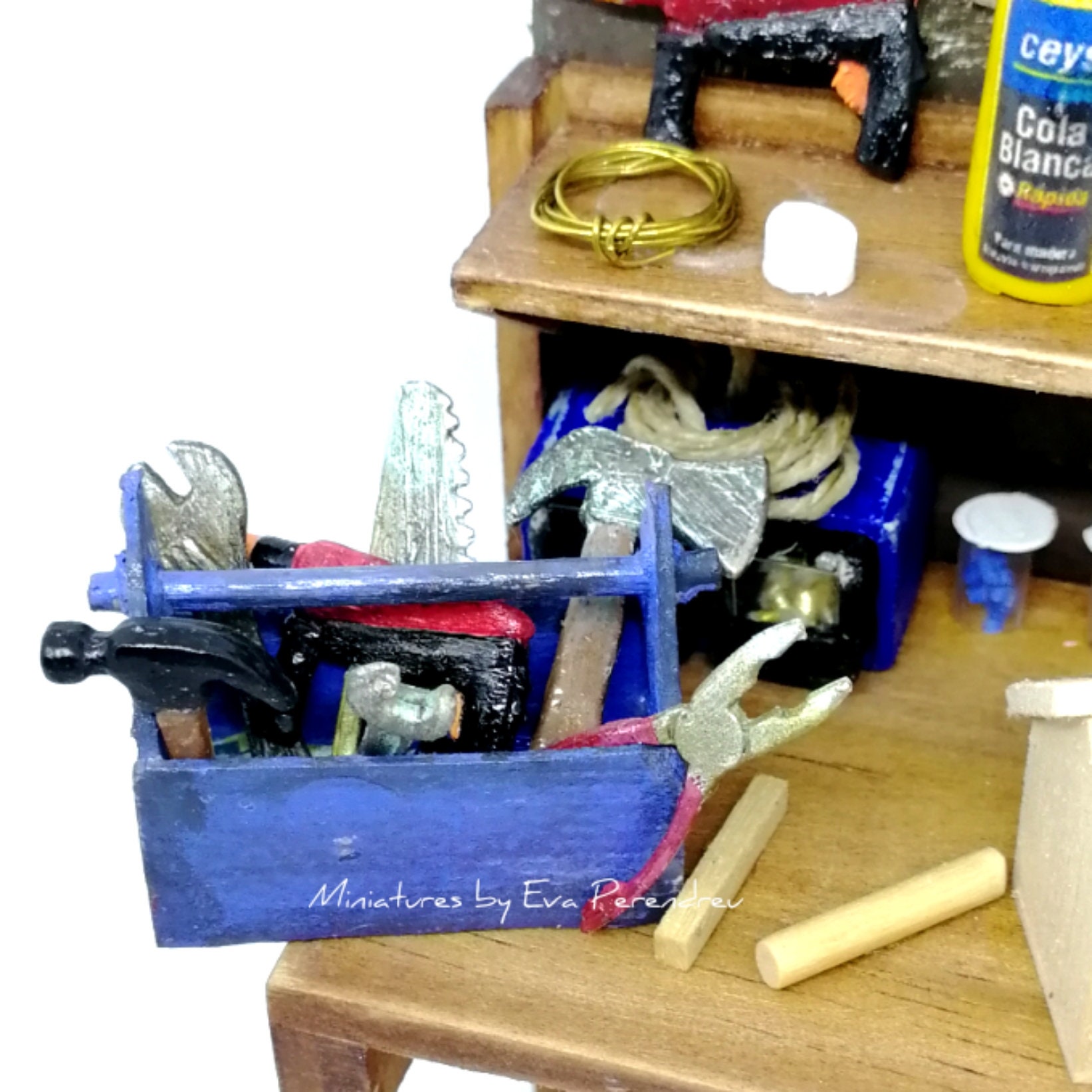 Tool Box Miniature Dollhouse 1/12th Scale 1 Inch - Etsy