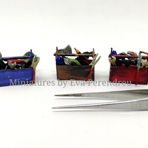 Tool Box , Miniature Dollhouse 1/12th Scale 1 Inch Diorama, Roombox - Etsy