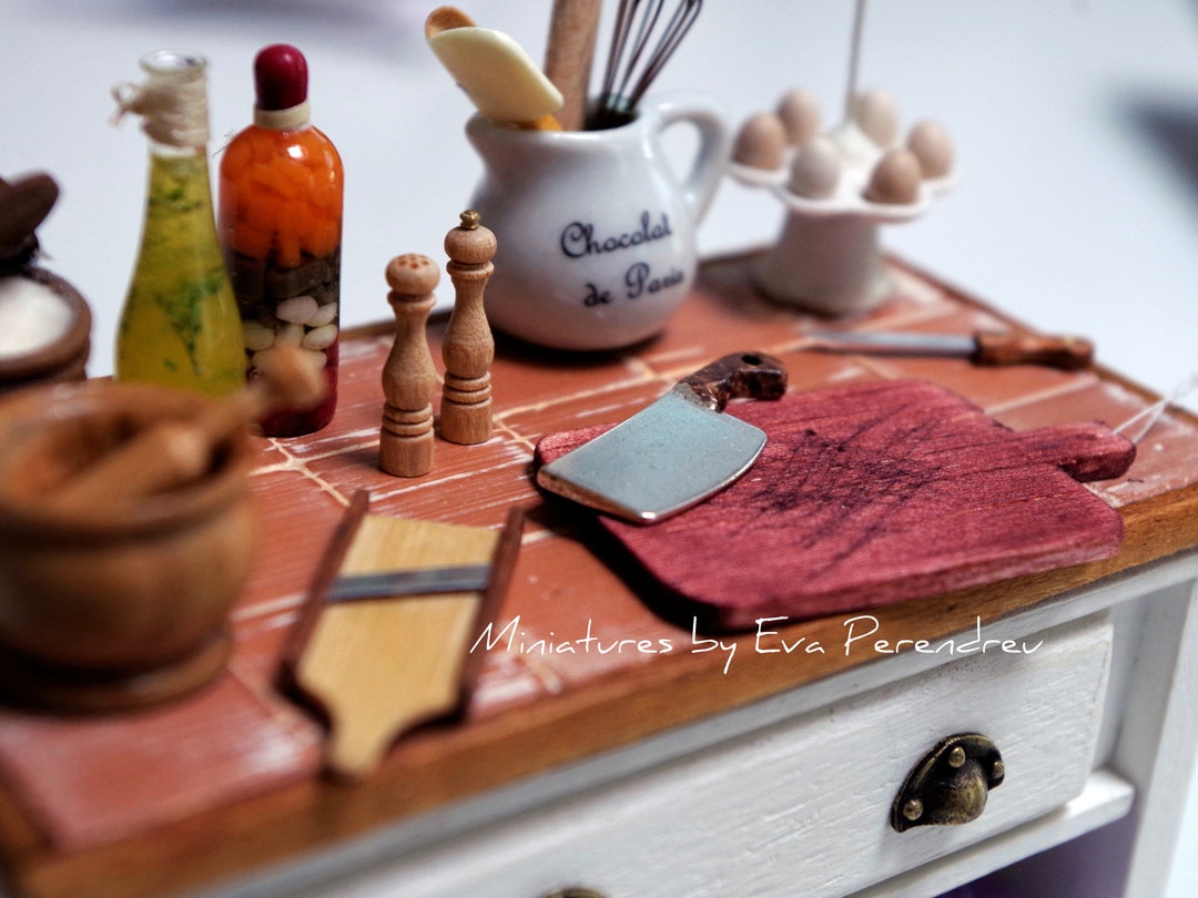 Miniature Butcher Knife for Dollhouse or Diorama Doll - Etsy