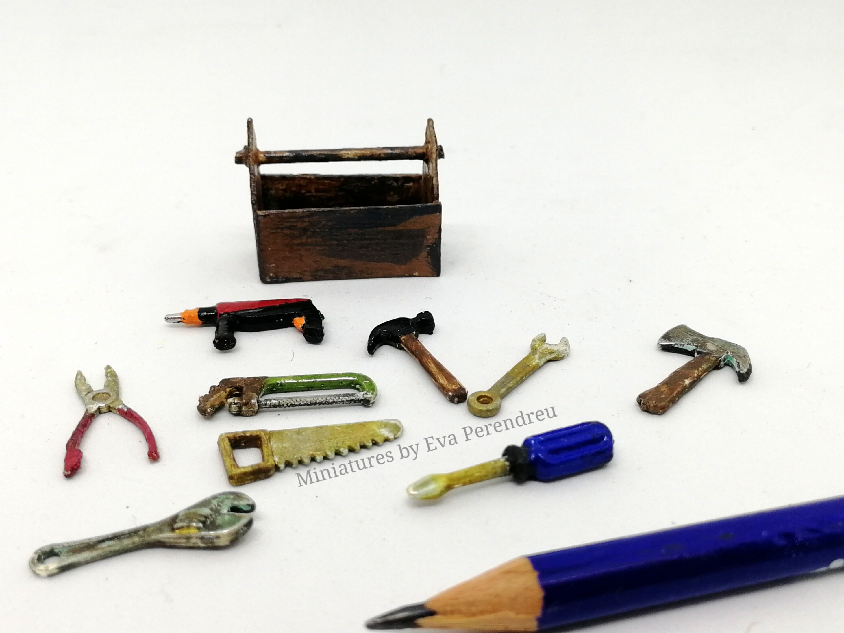 Tool Box Miniature Dollhouse 1/12th Scale 1 Inch - Etsy
