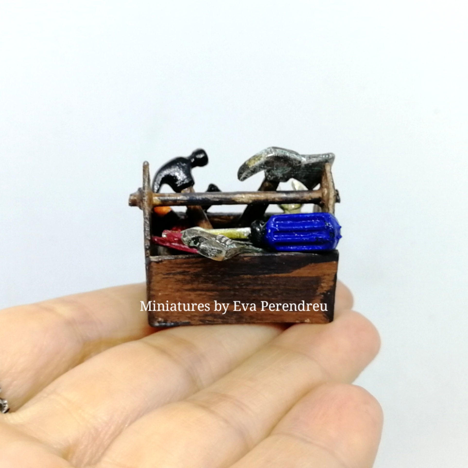 Tool Box Miniature Dollhouse 1/12th Scale 1 Inch - Etsy