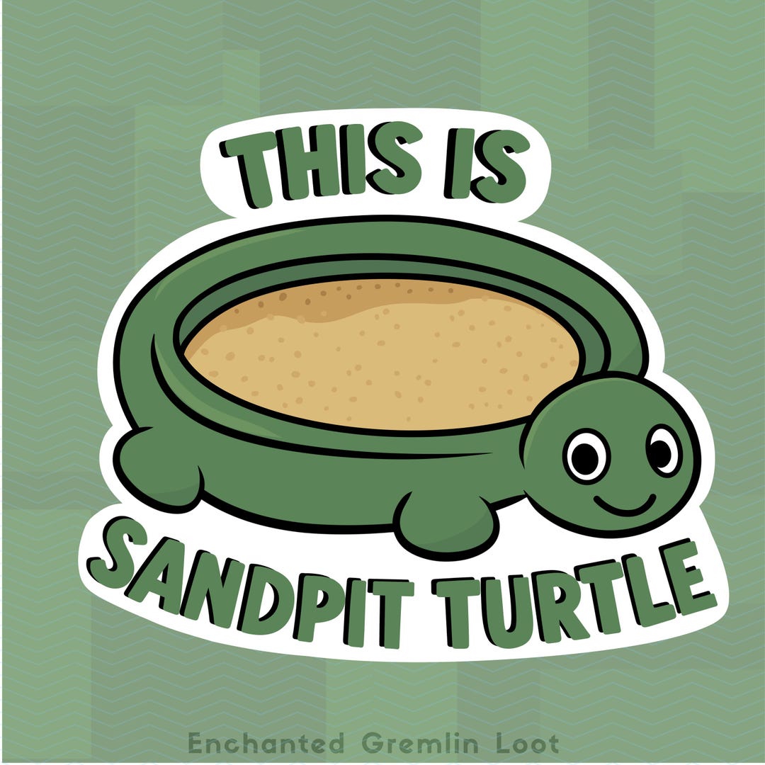 Sempiternal Sandpit Turtle Sticker: Metalcore Vinyl Decal - Etsy