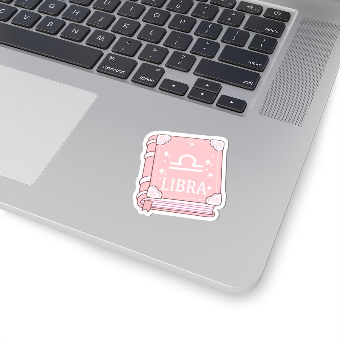 Libra Zodiac Sticker: Pink Book Design, Glossy Vinyl - Etsy