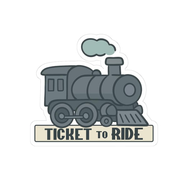 Train Table Decal - Etsy