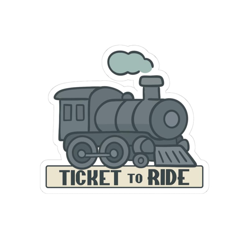 Train Table Decal - Etsy