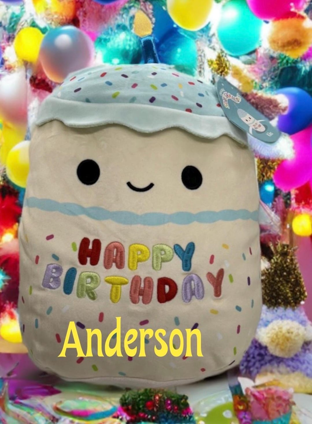 Personalized “happy Birthday” Squishmallow - Etsy