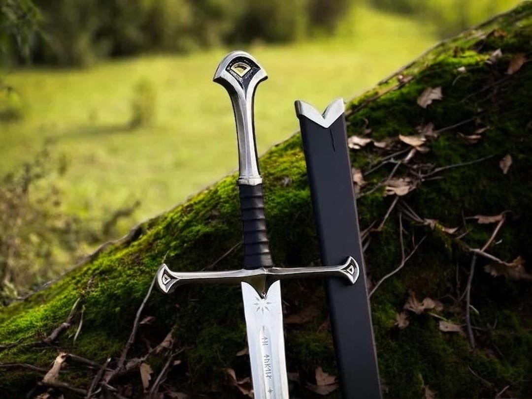 King Aragorn Sword Replica With Scabbard – Epic Fantasy Sword for ...
