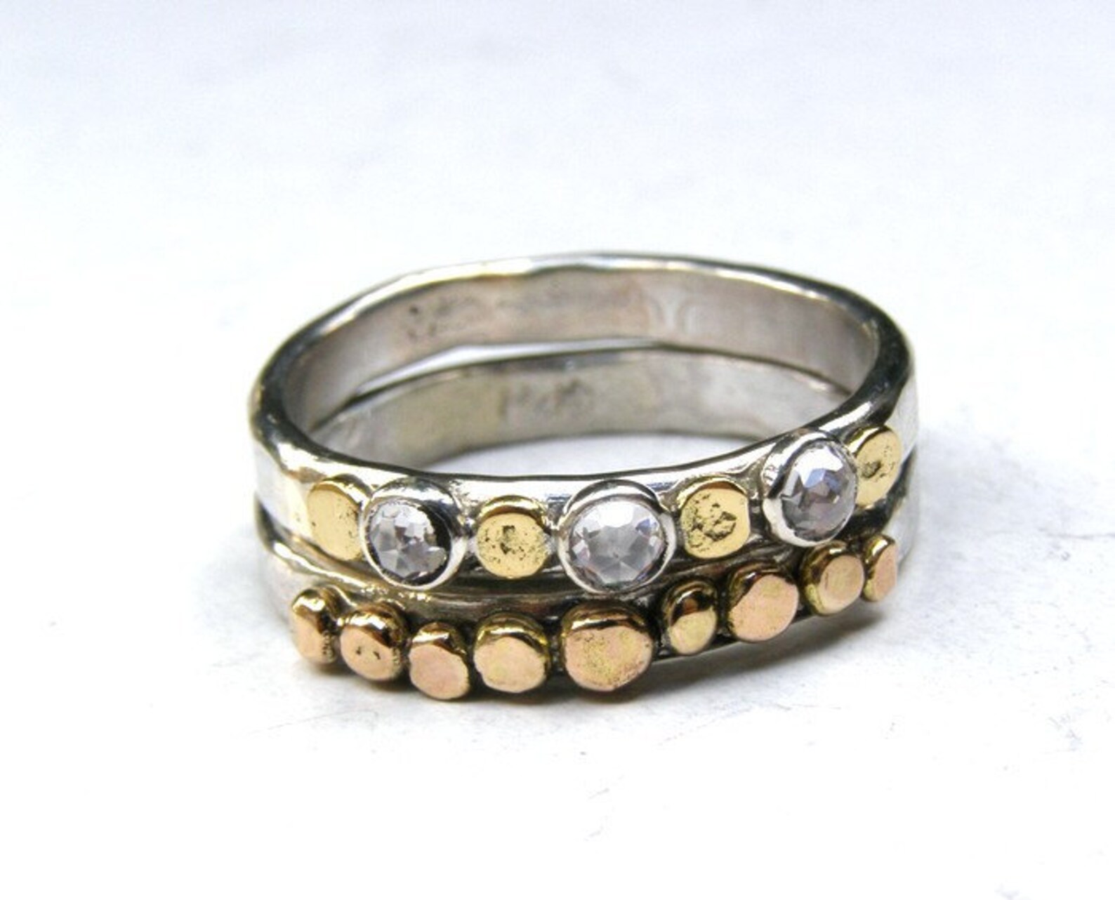 Sterling Silver Ring & Cubic Zirconia Cluster Ring | Silver CZ Cluster ...