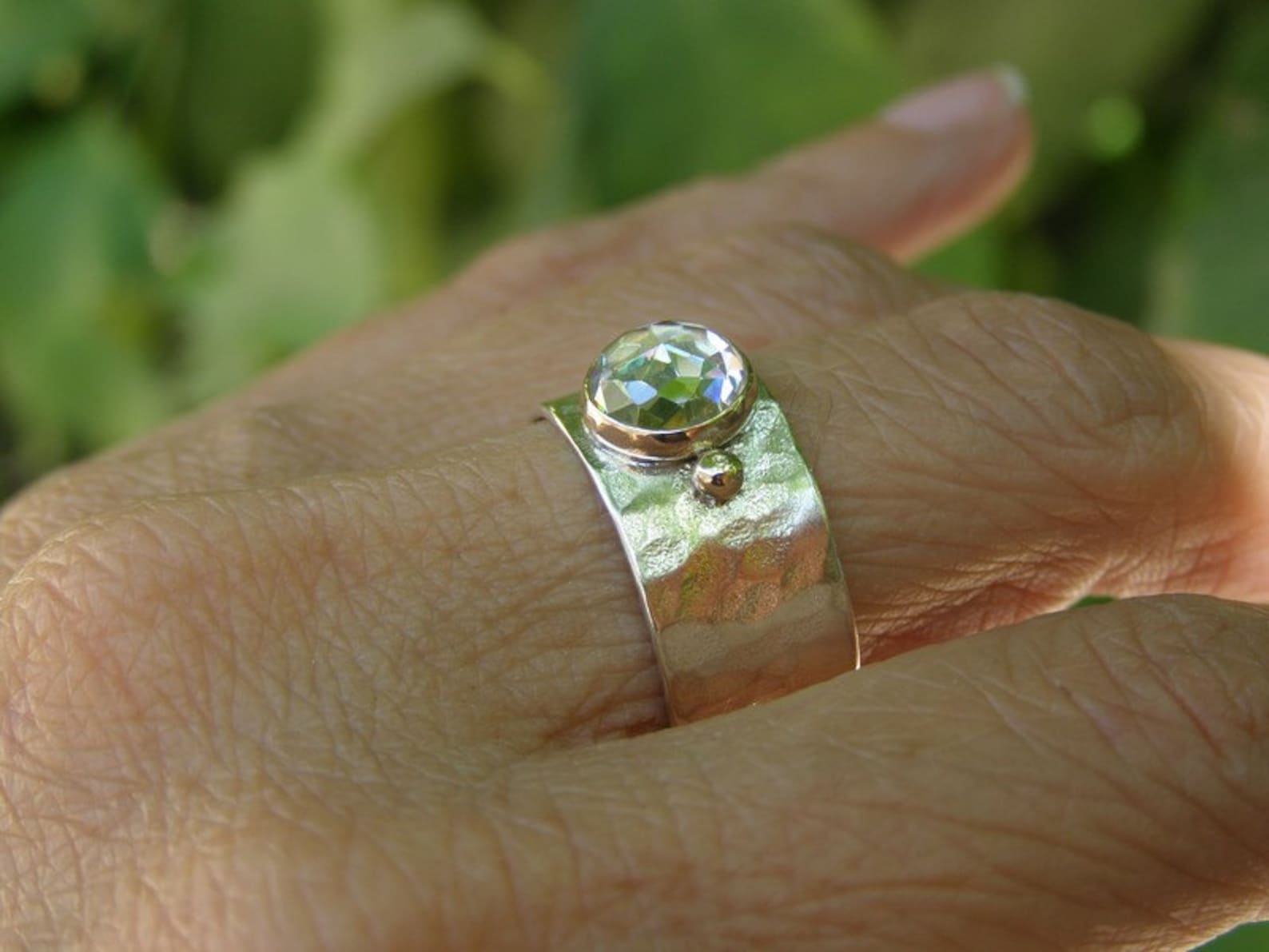 Bezel Cluster Ring Bezel Ring Dainty Ring Minimalist Ring - Etsy