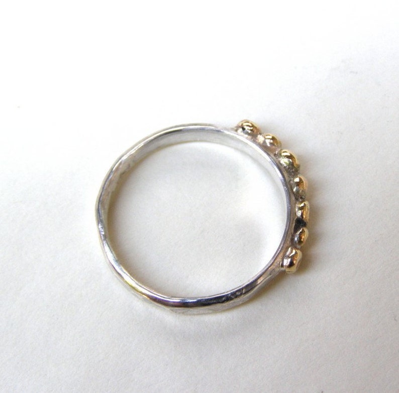 Stackable Gold Dots Rings, Gold Ring, Wedding Bands, Anniversary Rings ...