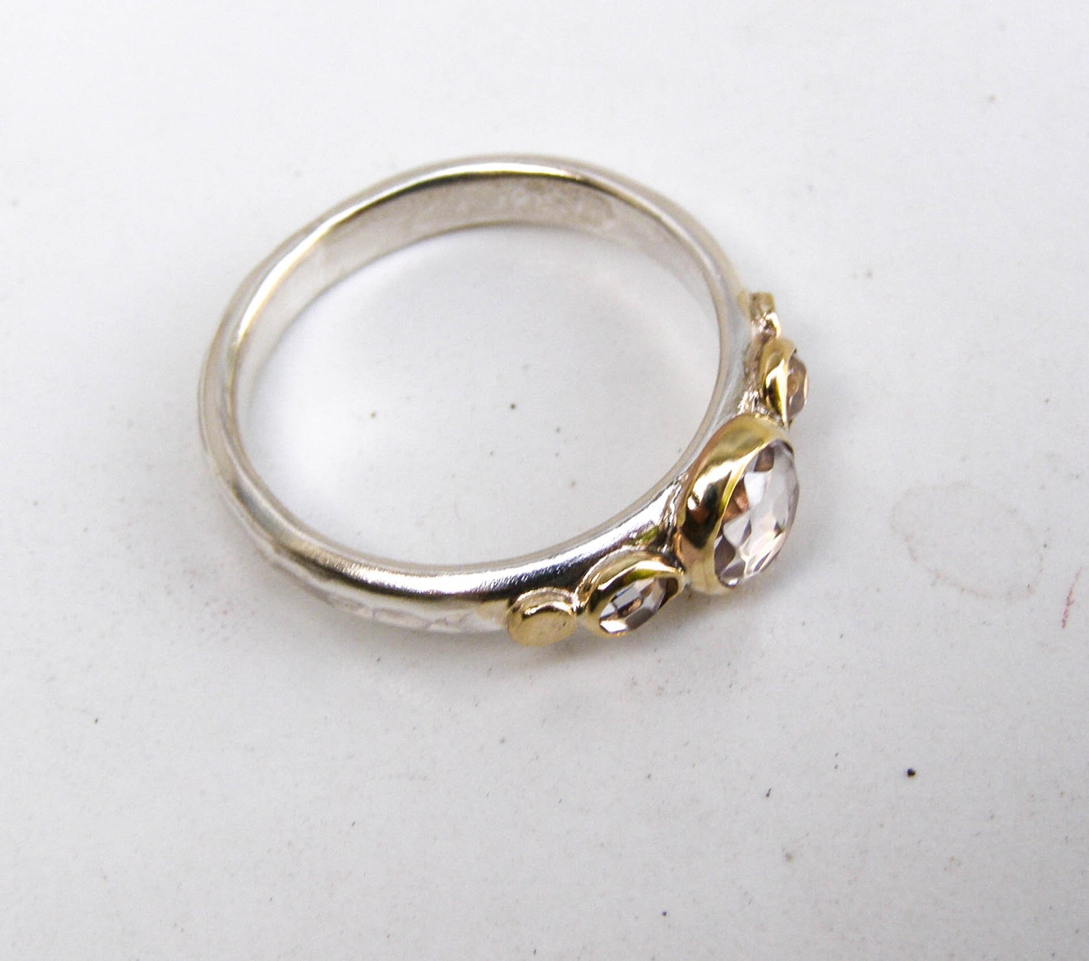 Silver Sterling Promise Ring for Women Gold Engagement Ring - Etsy