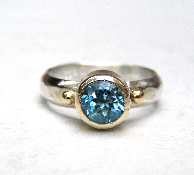 Handmade Engagement Ring,14k Gold Ring, Silver Ring, Bridal Ring, Lab ...