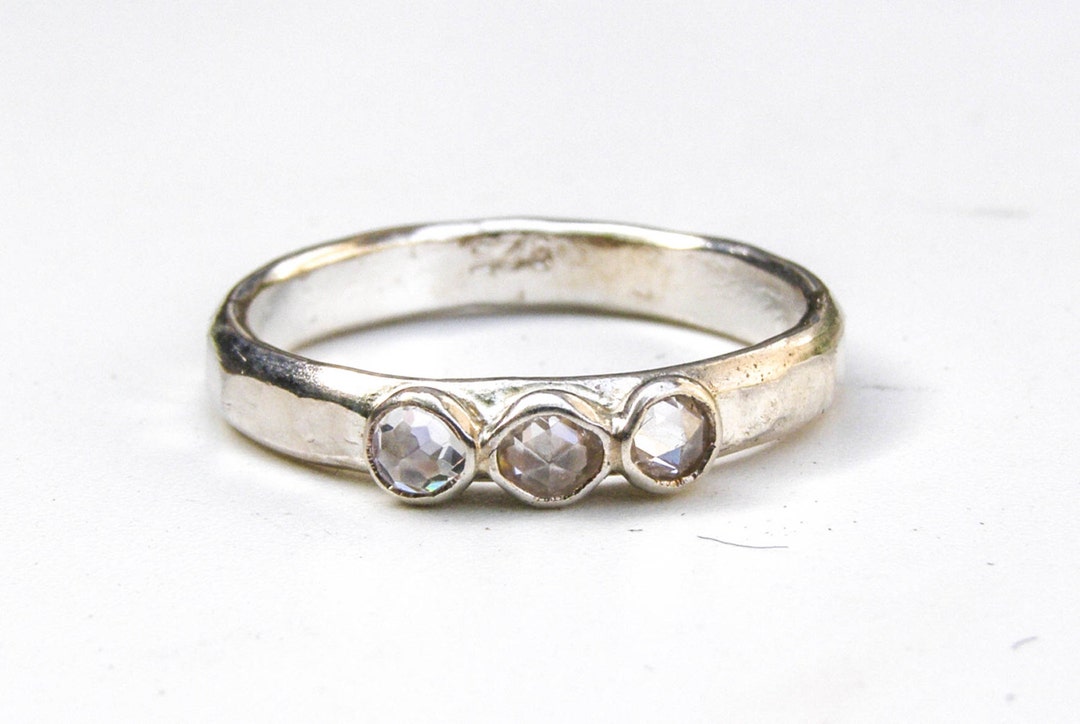 Unique Engagement Rings Stacking Ring ,anniversary Rings, 925 Silver ...
