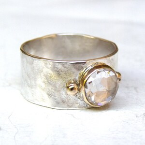 Bezel Cluster Ring, Bezel Ring, Dainty Ring, Minimalist Ring, Rose and ...