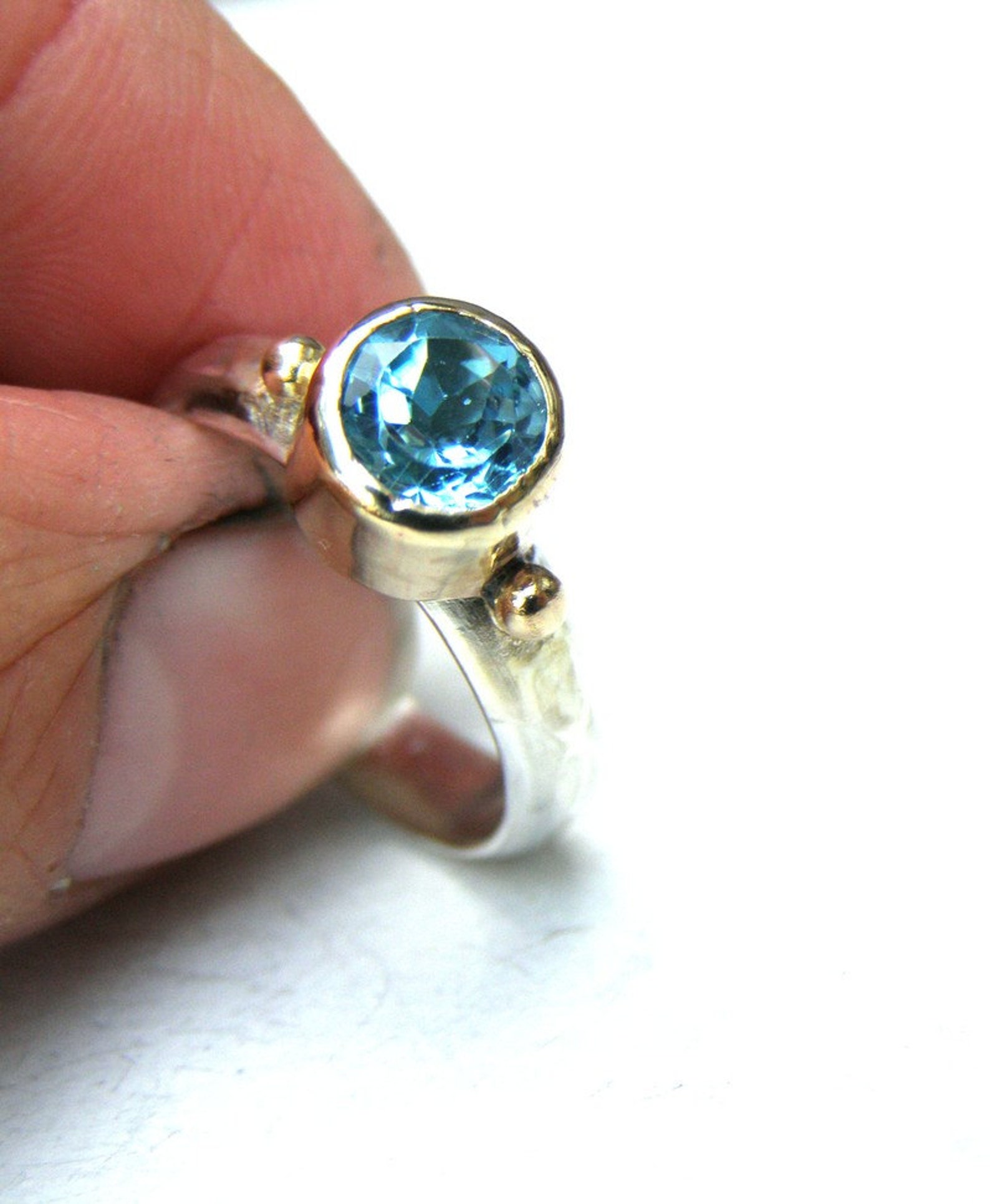 Handmade Engagement Ring14k Gold Ring Silver Ring Bridal - Etsy