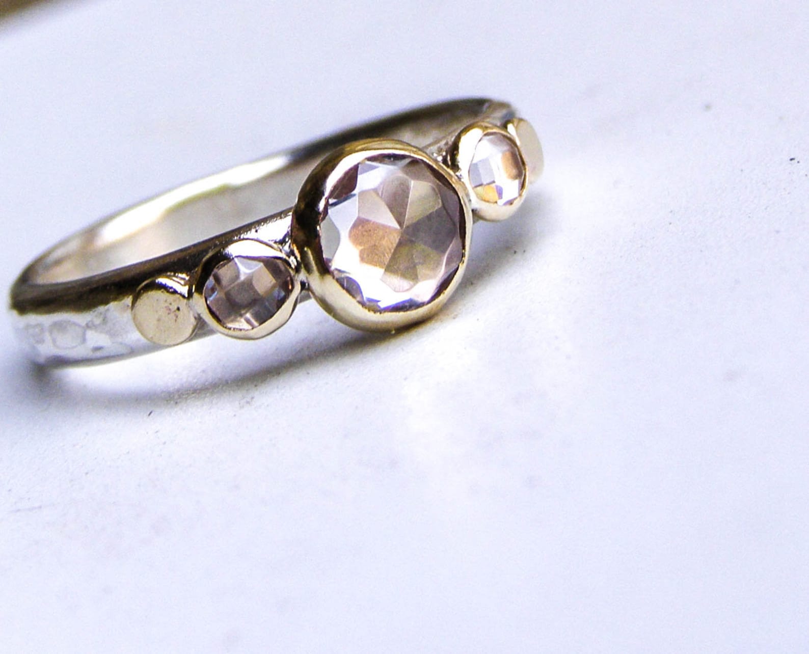 Silver Sterling Promise Ring for Women Gold Engagement Ring - Etsy
