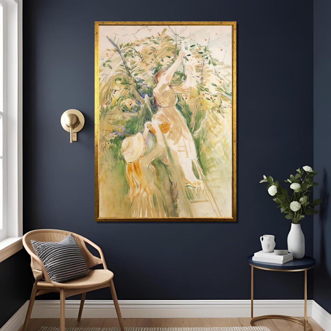 Berthe Morisot "the Cherry Tree" Art Print, Impressionist Wall Decor - Etsy