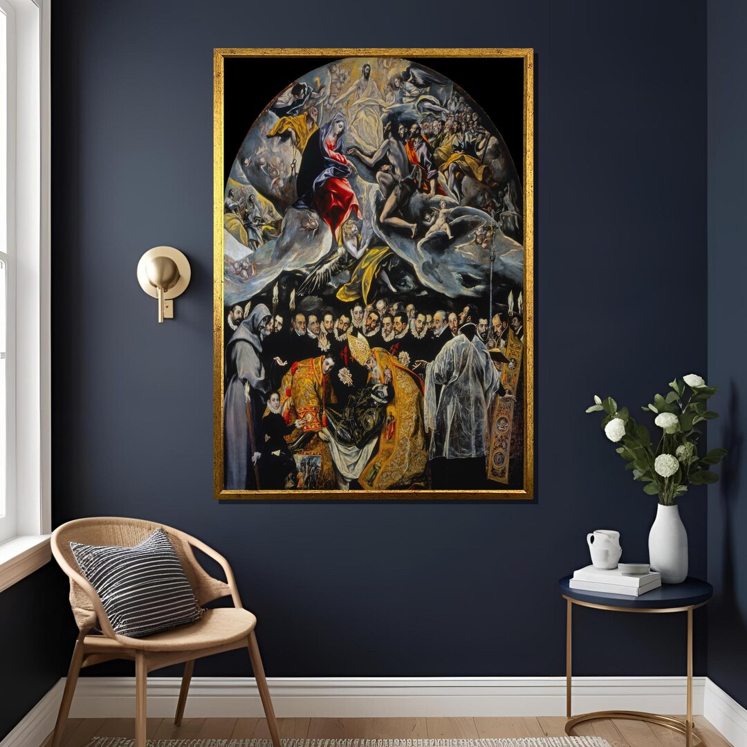 El Greco Print - Burial of the Count of Orgaz, Spanish Renaissance Art ...