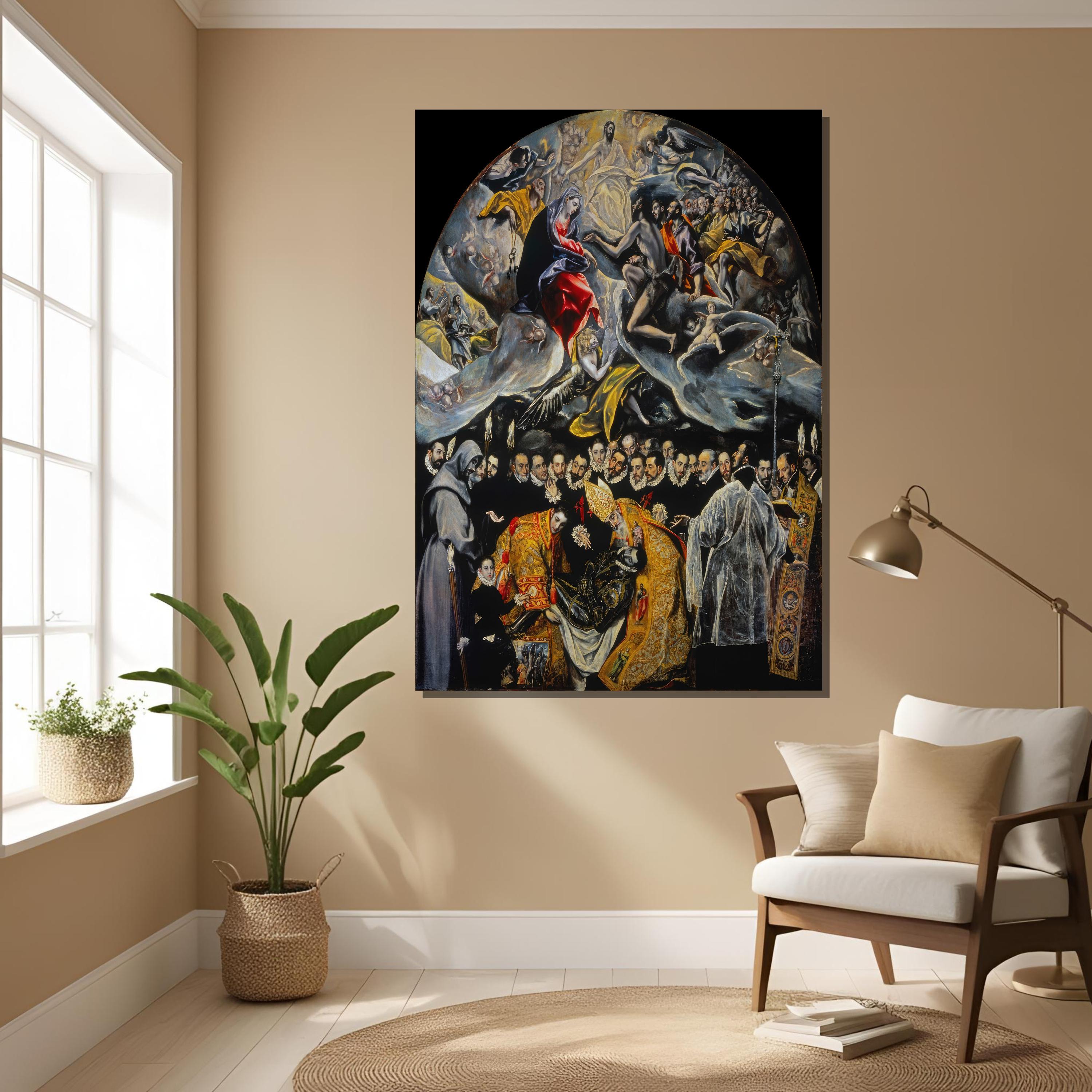 El Greco Print - Burial of the Count of Orgaz, Spanish Renaissance Art ...