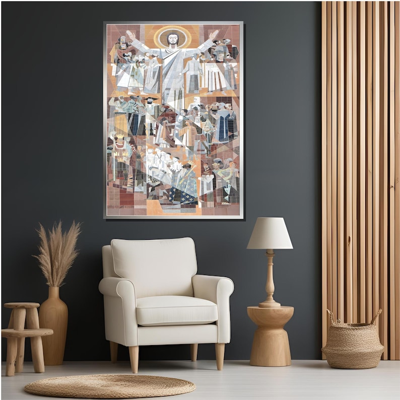 Notre Dame Touchdown Jesus Wall Art – Theodore Hesburgh Library Canvas ...