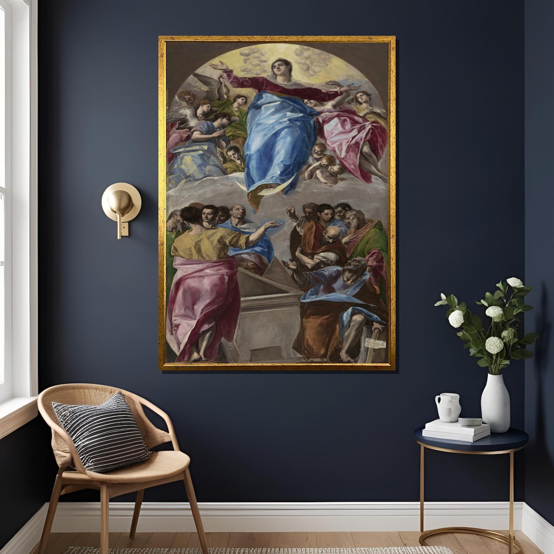 El Greco the Assumption of the Virgin Canvas Print – Renaissance Art ...