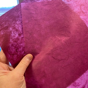 Ultimate Rainbow Set 36 Sheets Unryu Mulberry Tissue Paper 8.5 X 11 - Etsy