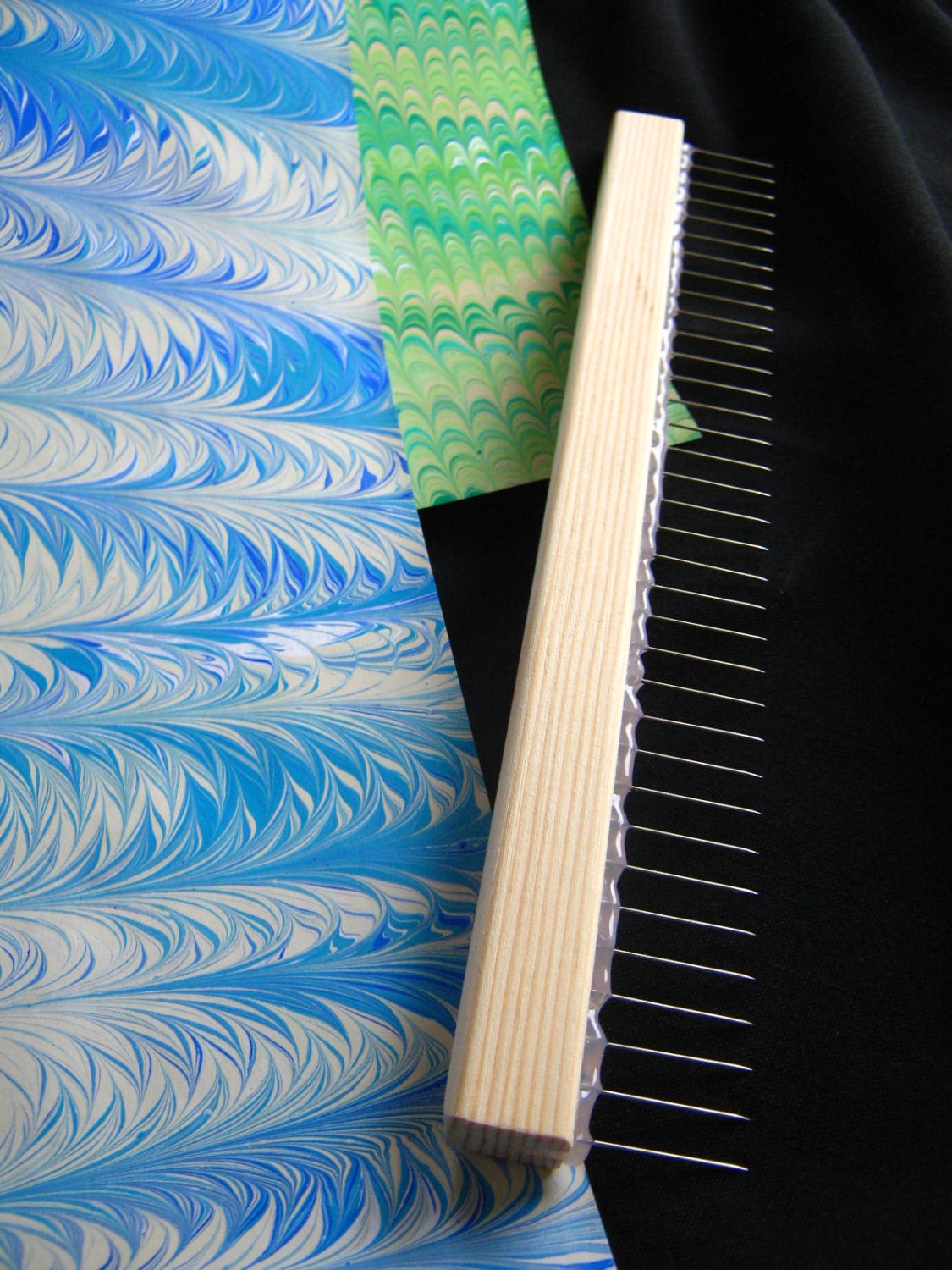 Tool Set Comb for Marbling on Paper and Fabric Advanced Set | Etsy Canada