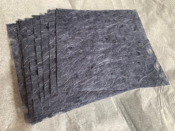 Six Navy Blue Japanese Ogura Lace Paper Squares 5 - Etsy