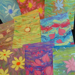 Small-size 5 X 10" Japanese Masa for Marbling - 25 Sheets 5 X 10 Inches ...