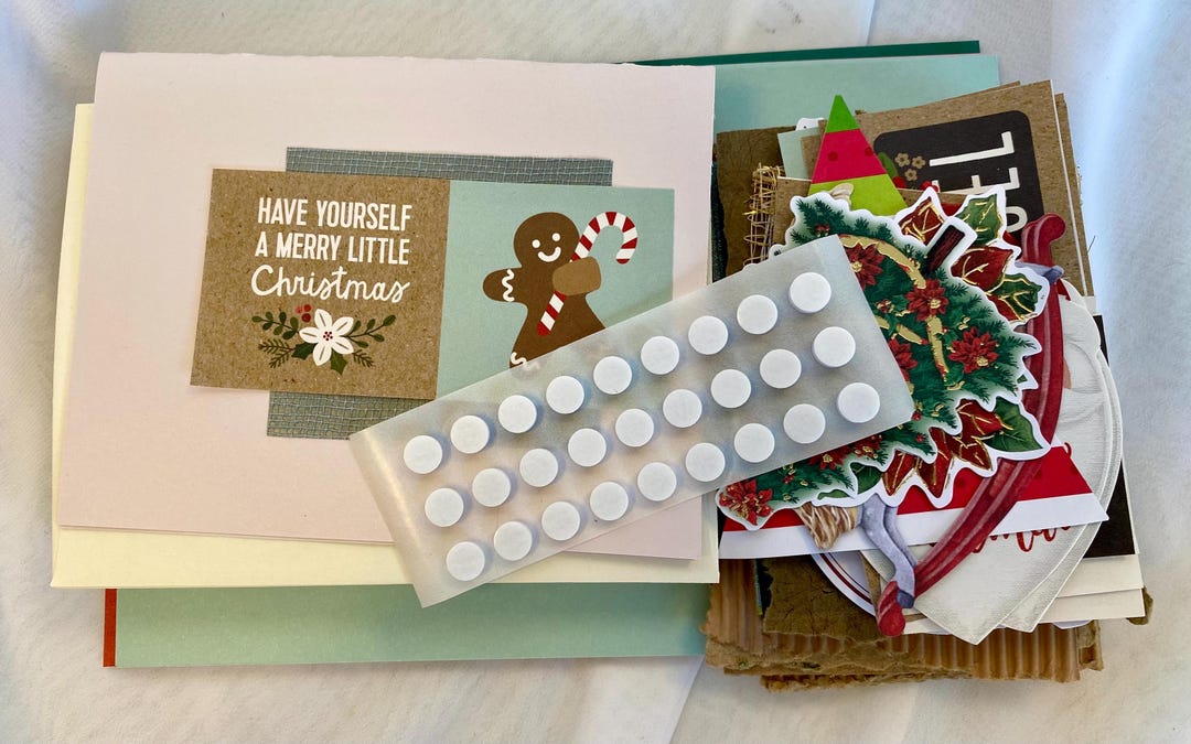 DIY Card Making Kit Christmas 24 Blank 4 1/4 X 5 1/2 - Etsy