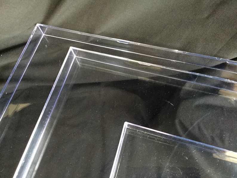 Clear Tray For Marbling