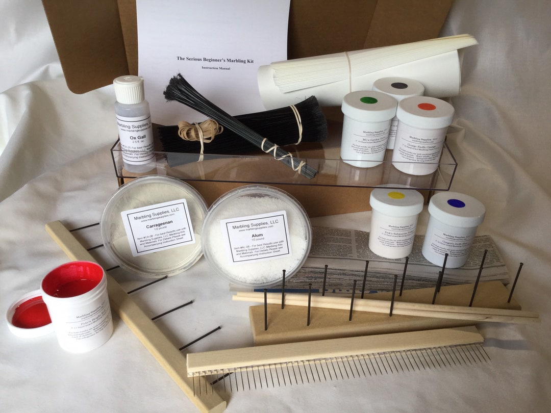 The Serious Beginner's Marbling Kit - Etsy UK