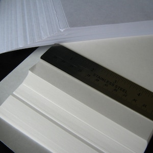 Small-size 5 X 10" Japanese Masa for Marbling - 25 Sheets 5 X 10 Inches ...