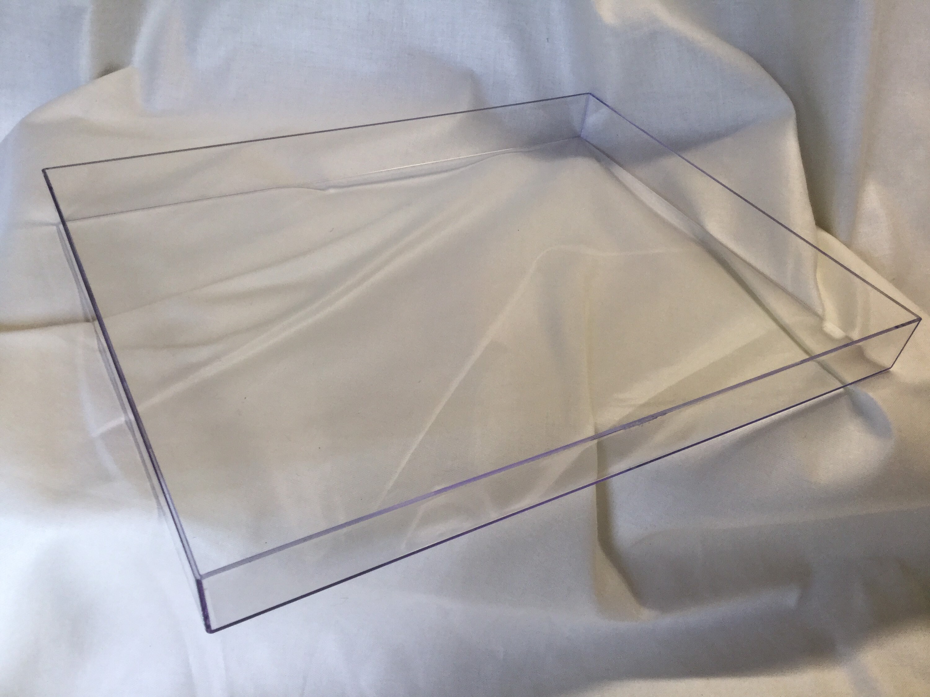 Clear Tray For Marbling