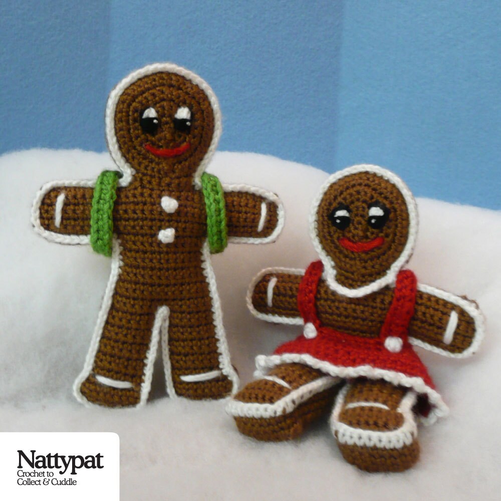 Gingerbread Dolls Crochet Pattern - Etsy