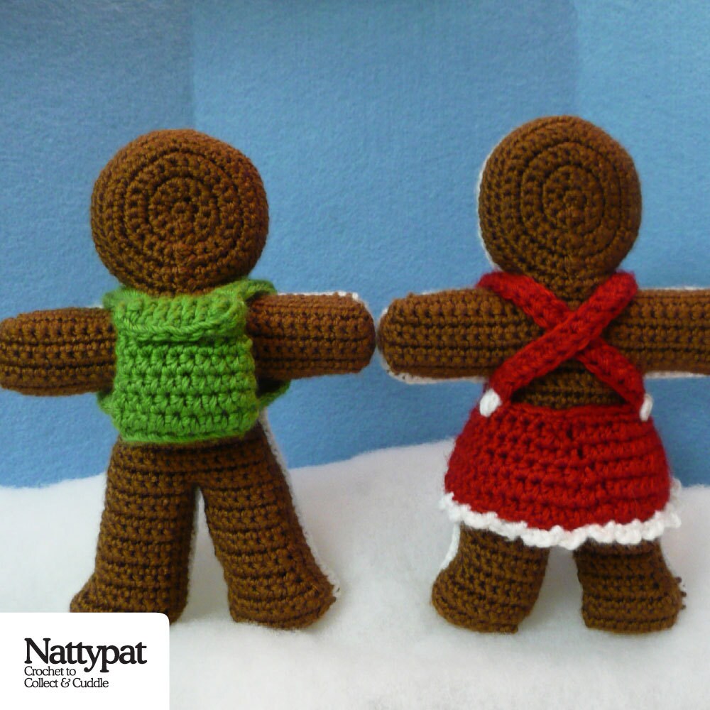 Gingerbread Dolls Crochet Pattern - Etsy