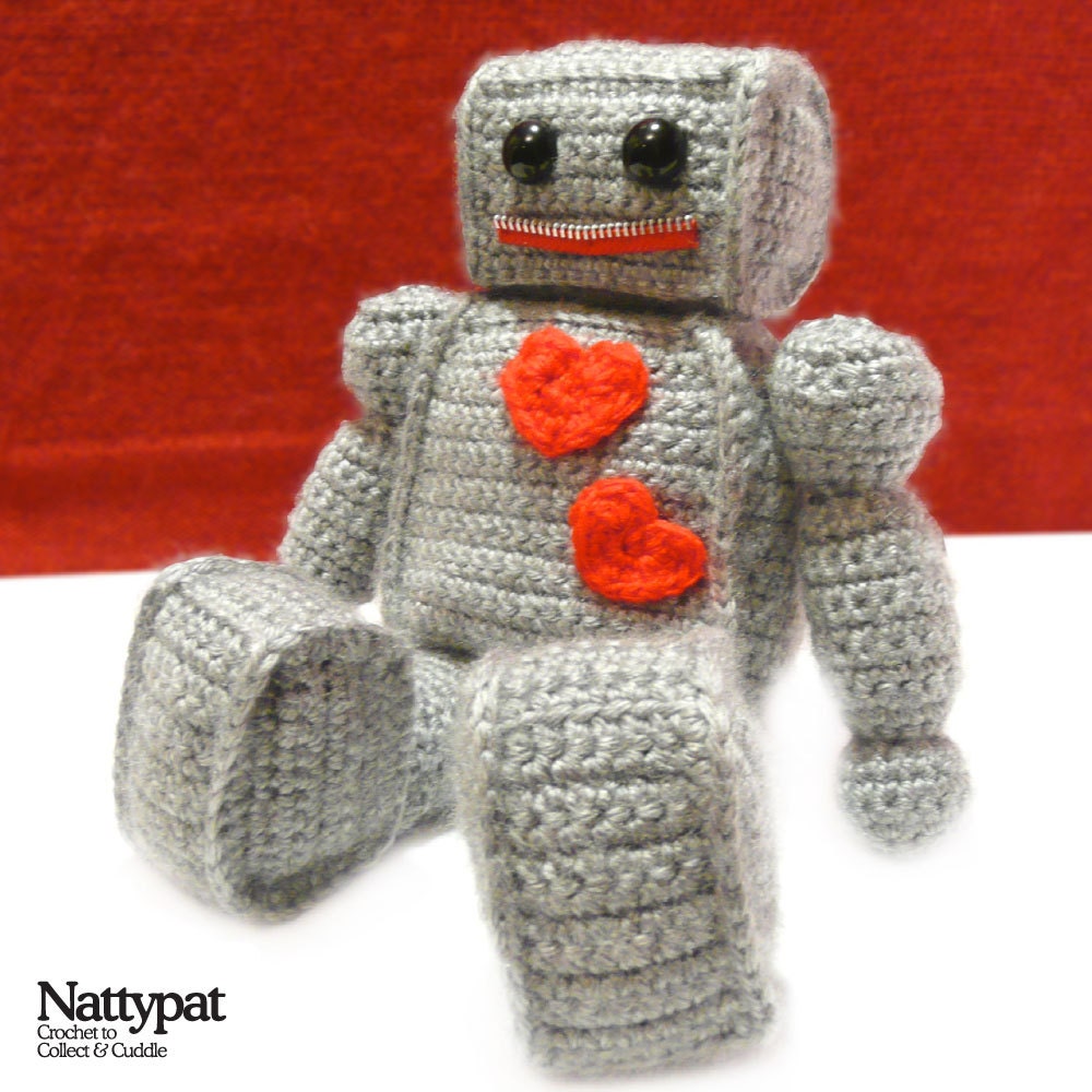 The Lovebot Crochet Pattern - Etsy
