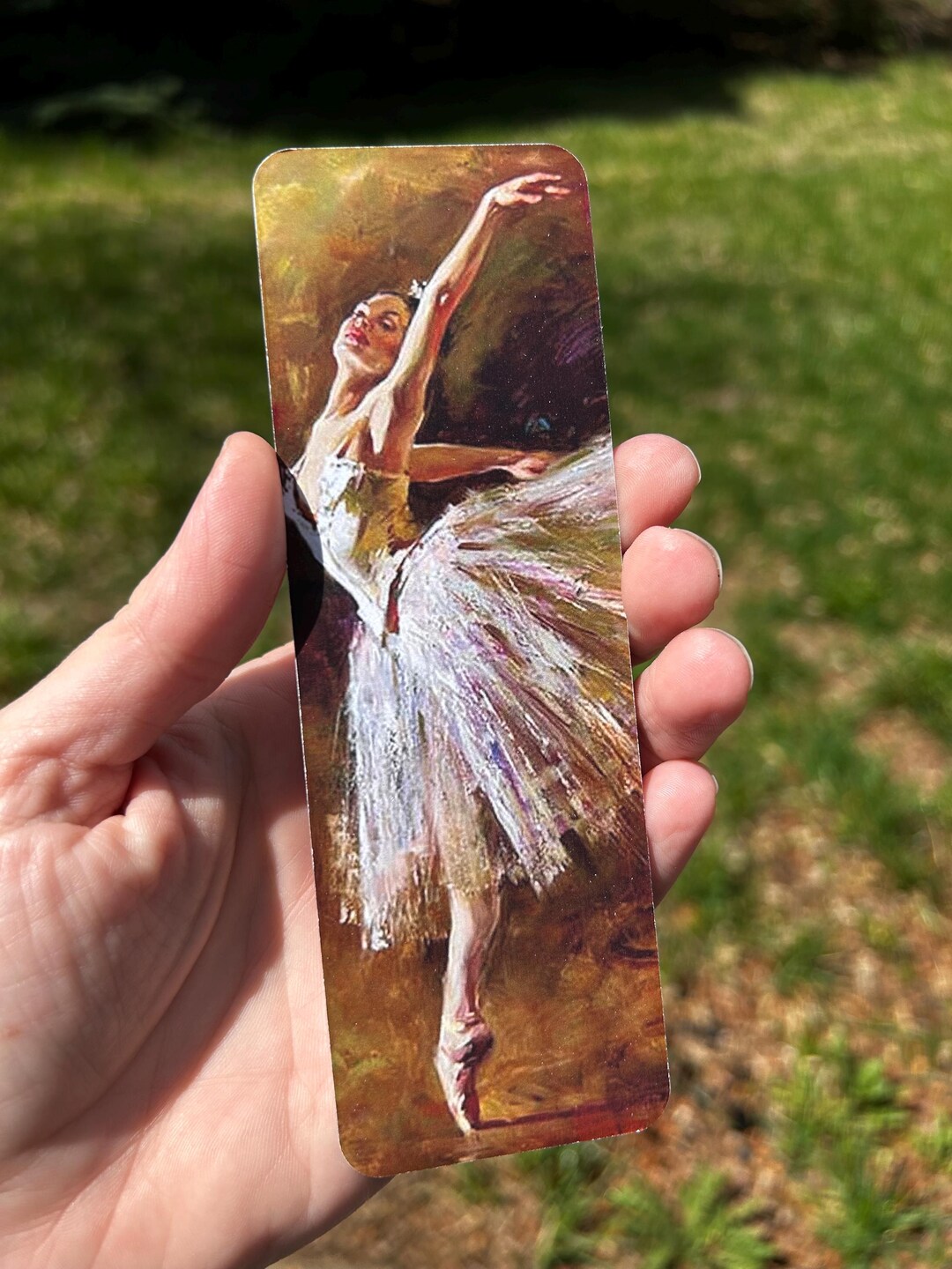 Edgar Degas Ballerina Art Book Mark - Etsy