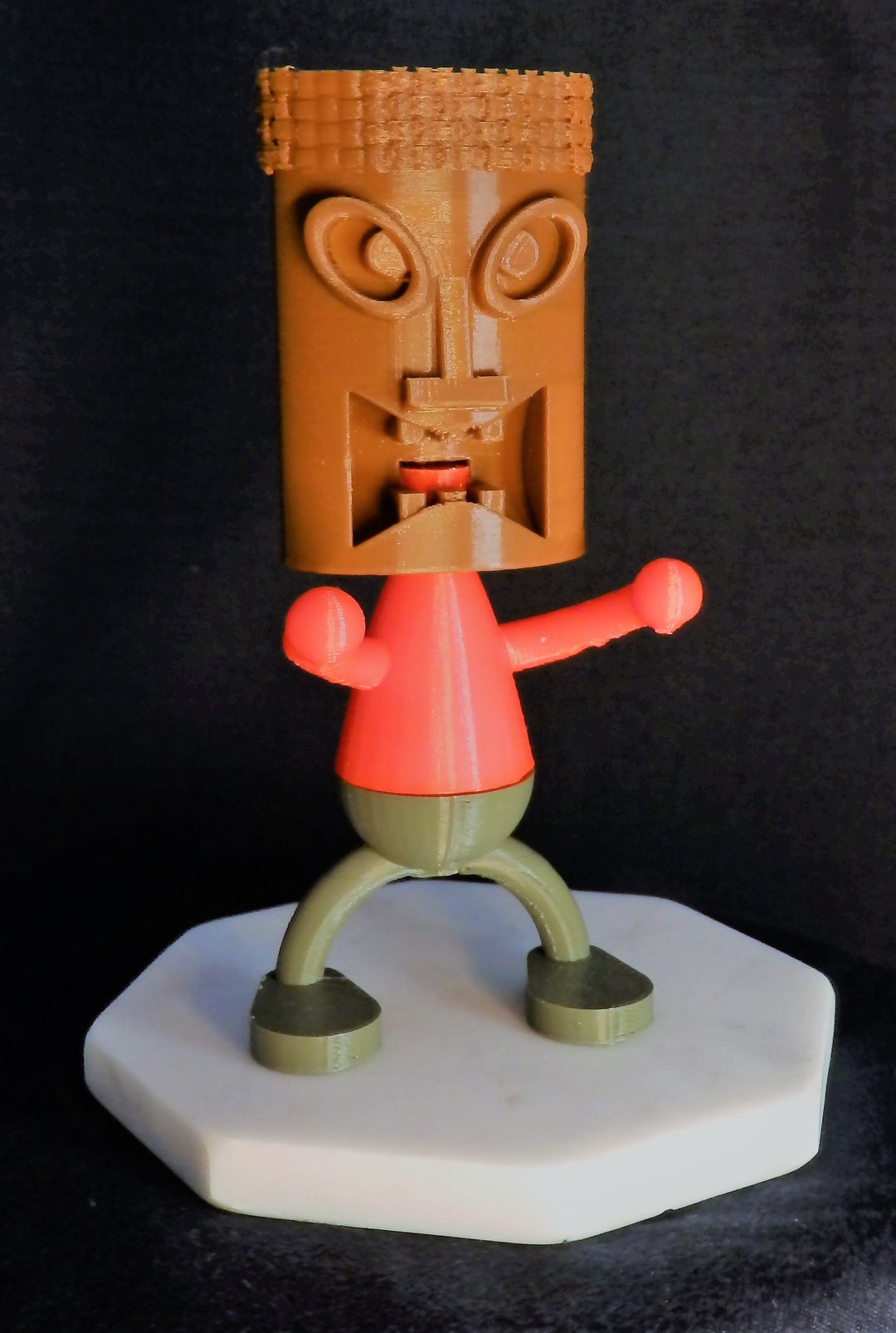 Tiki Figure. Art Toy Sculpture. Tropical Totem Idol. - Etsy