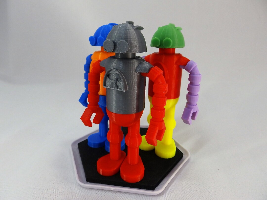 Custom Colors Robot Toy. Personalize This 3D Printed Sculpture With up ...
