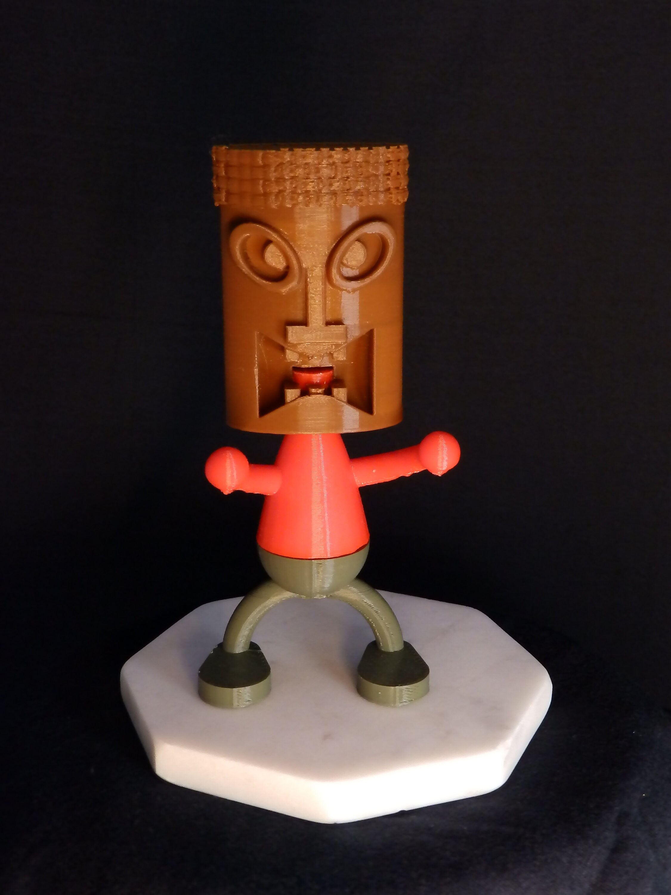 Tiki Figure. Art Toy Sculpture. Tropical Totem Idol. - Etsy