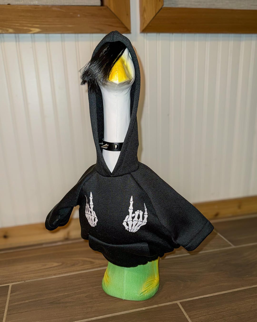 It Wasn’t a Phase – Handmade Emo Goose Hoodie for 23” Goose Statues - Etsy