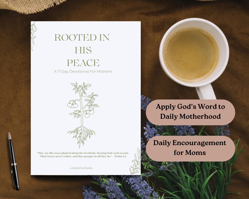 7-day Devotional for Moms: Printable Scripture Journal - Rooted in ...