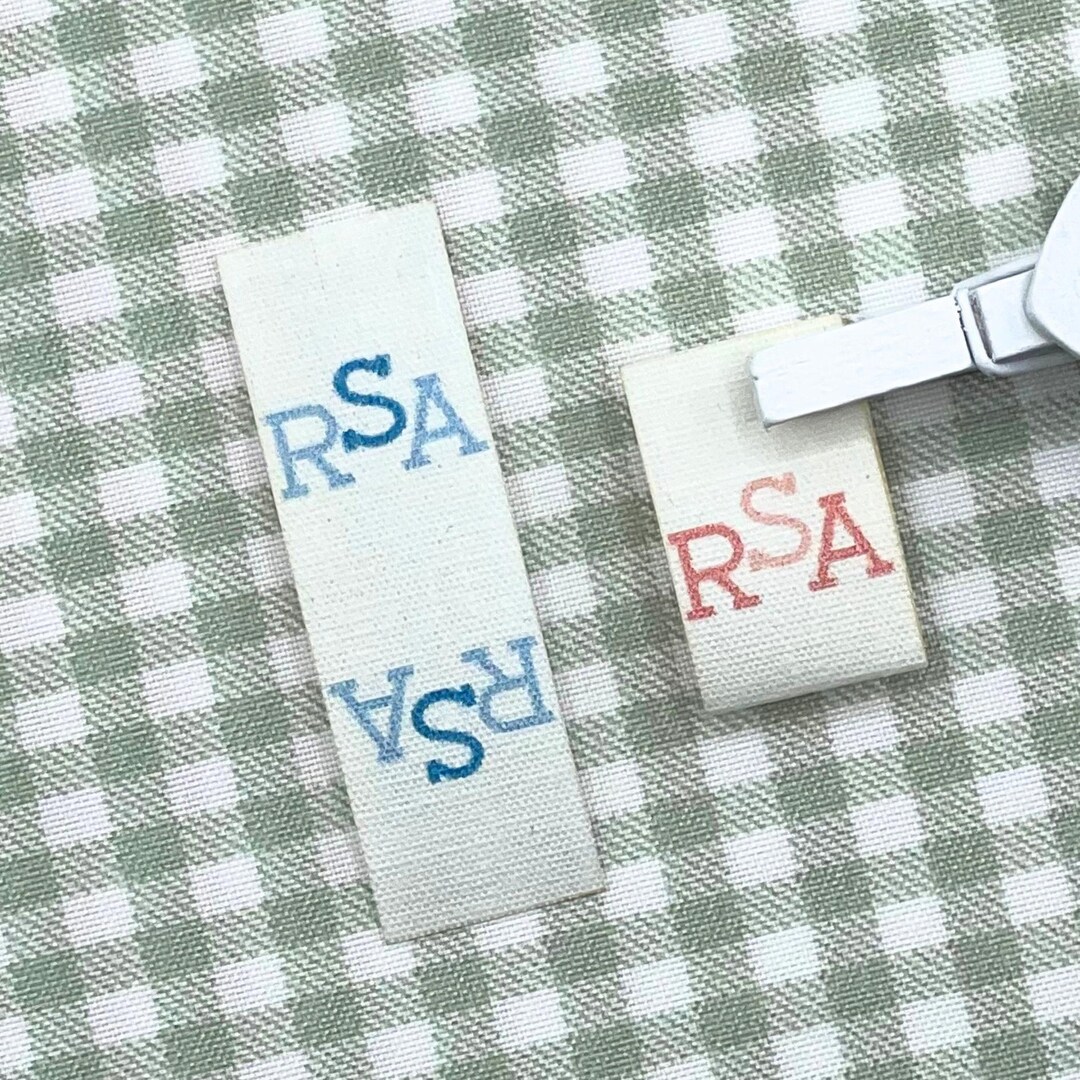 Personalised Label Sew in Quilt Label Cotton Garment Handmade Items ...