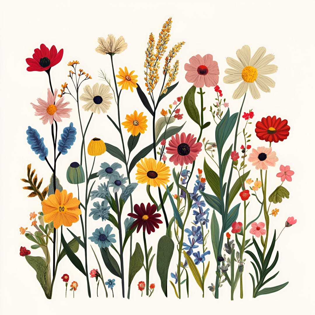 Wildflower Poster - Etsy