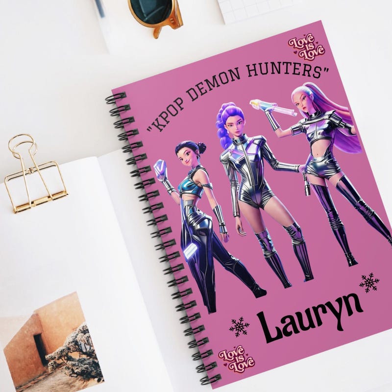 Kpop Demon Hunters Notebook - Etsy