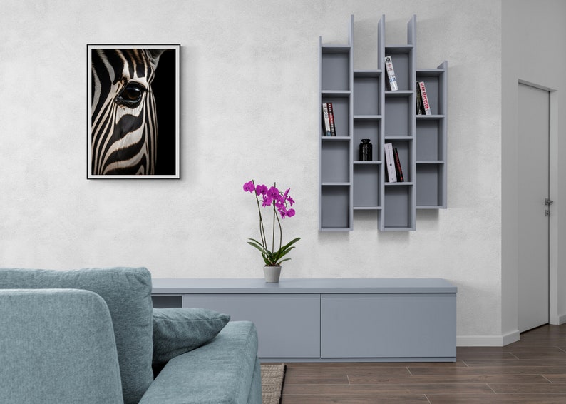 Zebra Wall Art, Digital Download, Animal Wall Art, Safari Animals Wall ...