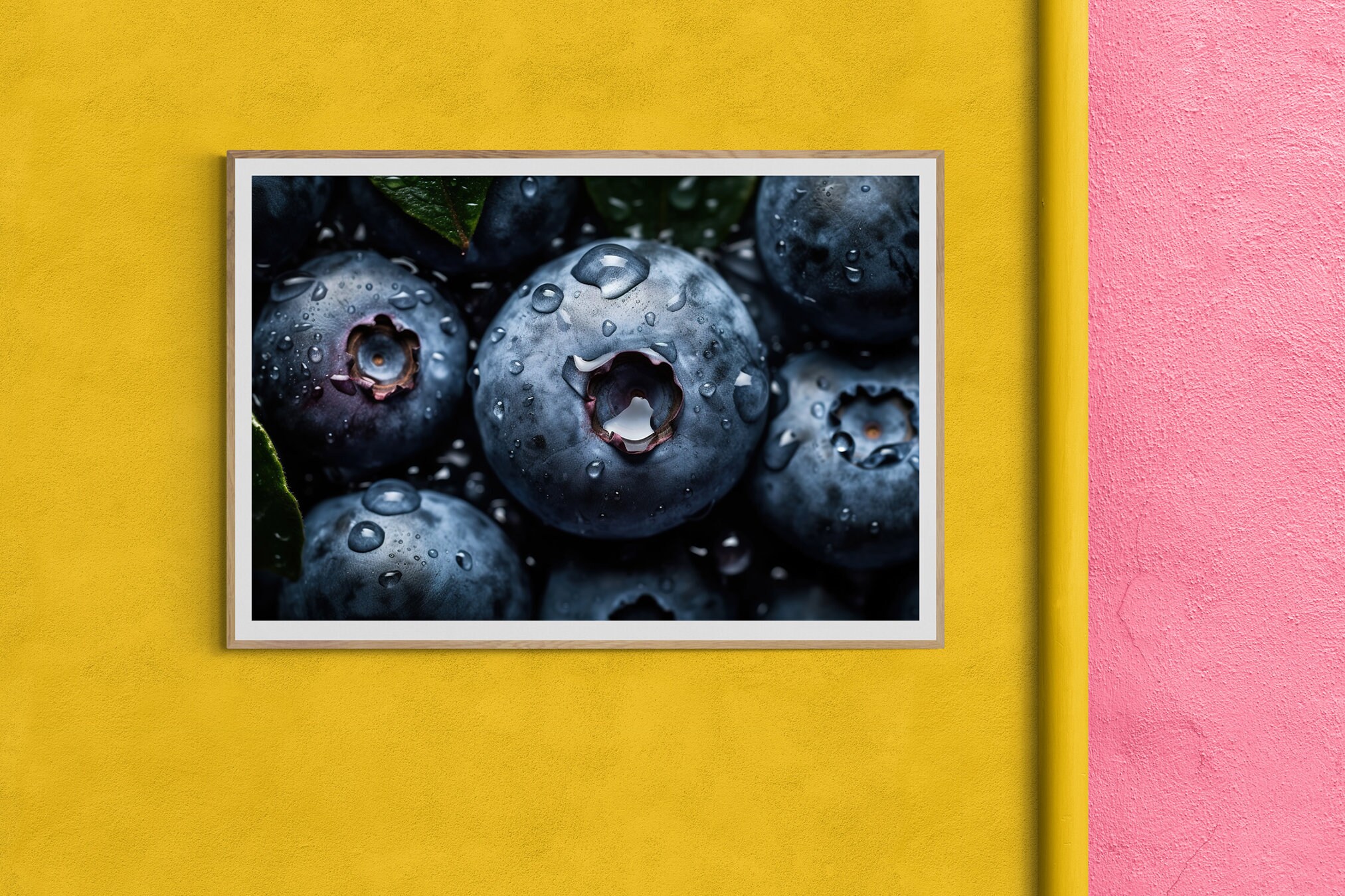 Blueberries Print, Blueberry Printable Wall Art, Blue Fruit Photography ...