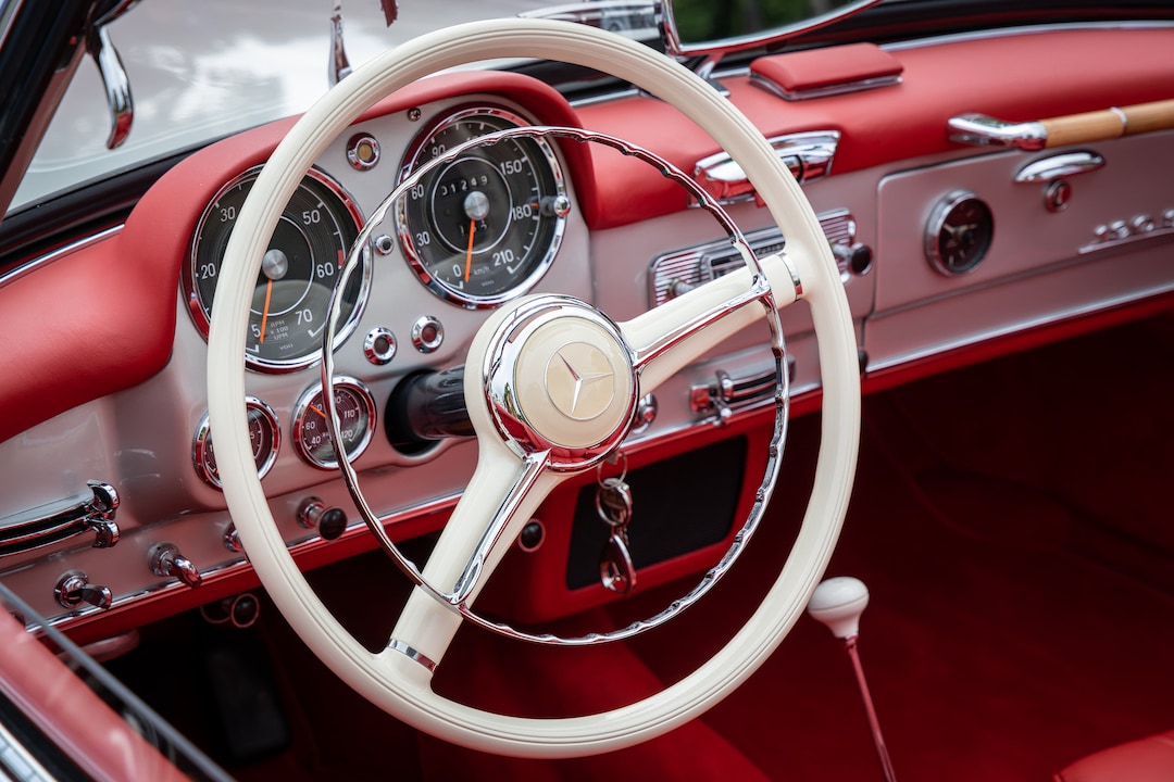 Classic Car Print. Classic Mercedes Interior Wall Art. Mercedes ...
